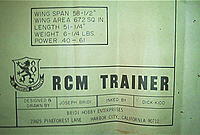 Bridi RCM Trainer 40 - RC Groups